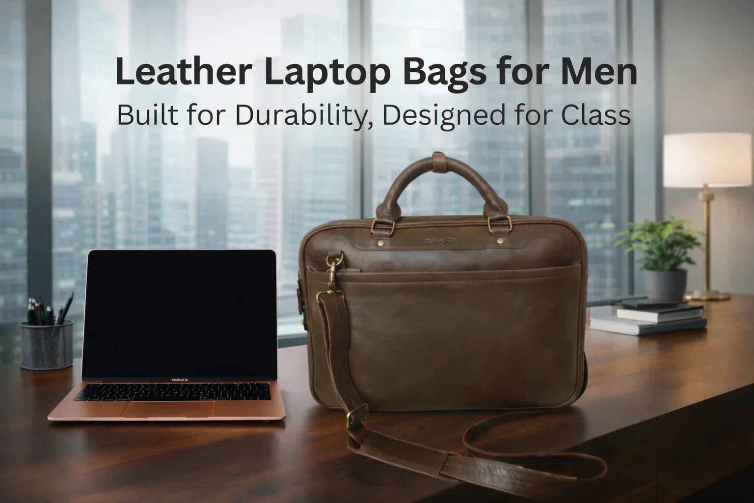 Leather Laptop Bags for Men: Built for Durability & Class – HAANS