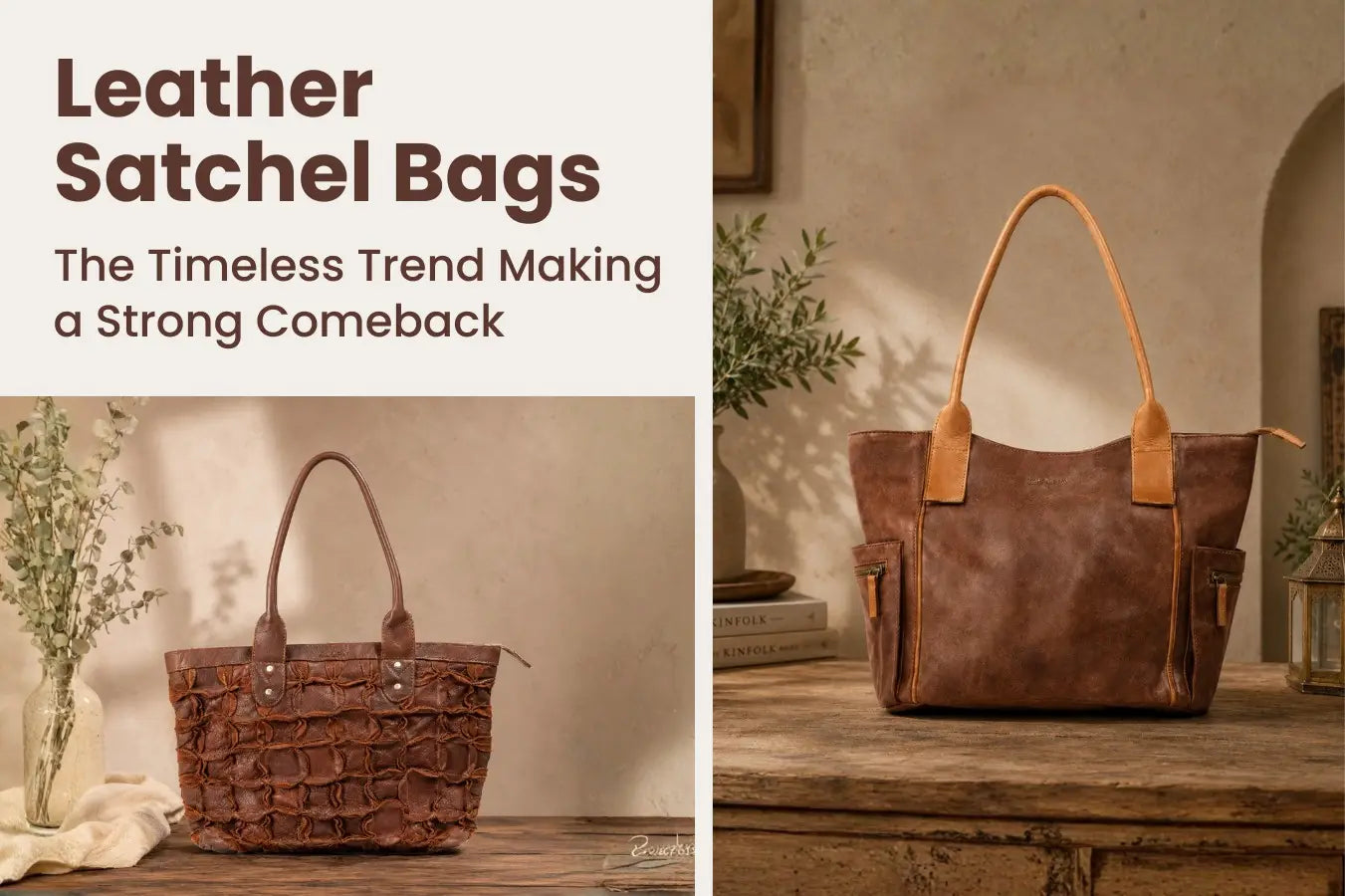 Leather Satchel Bags: The Timeless Trend Making a Strong Comeback – HAANS